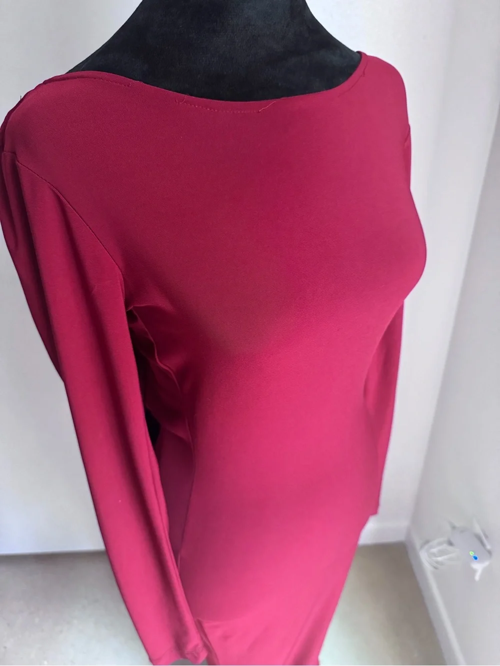 Windsor | Dresses | Windsor Burgundy Open Back Mermaid Maxi Dress Xs ...